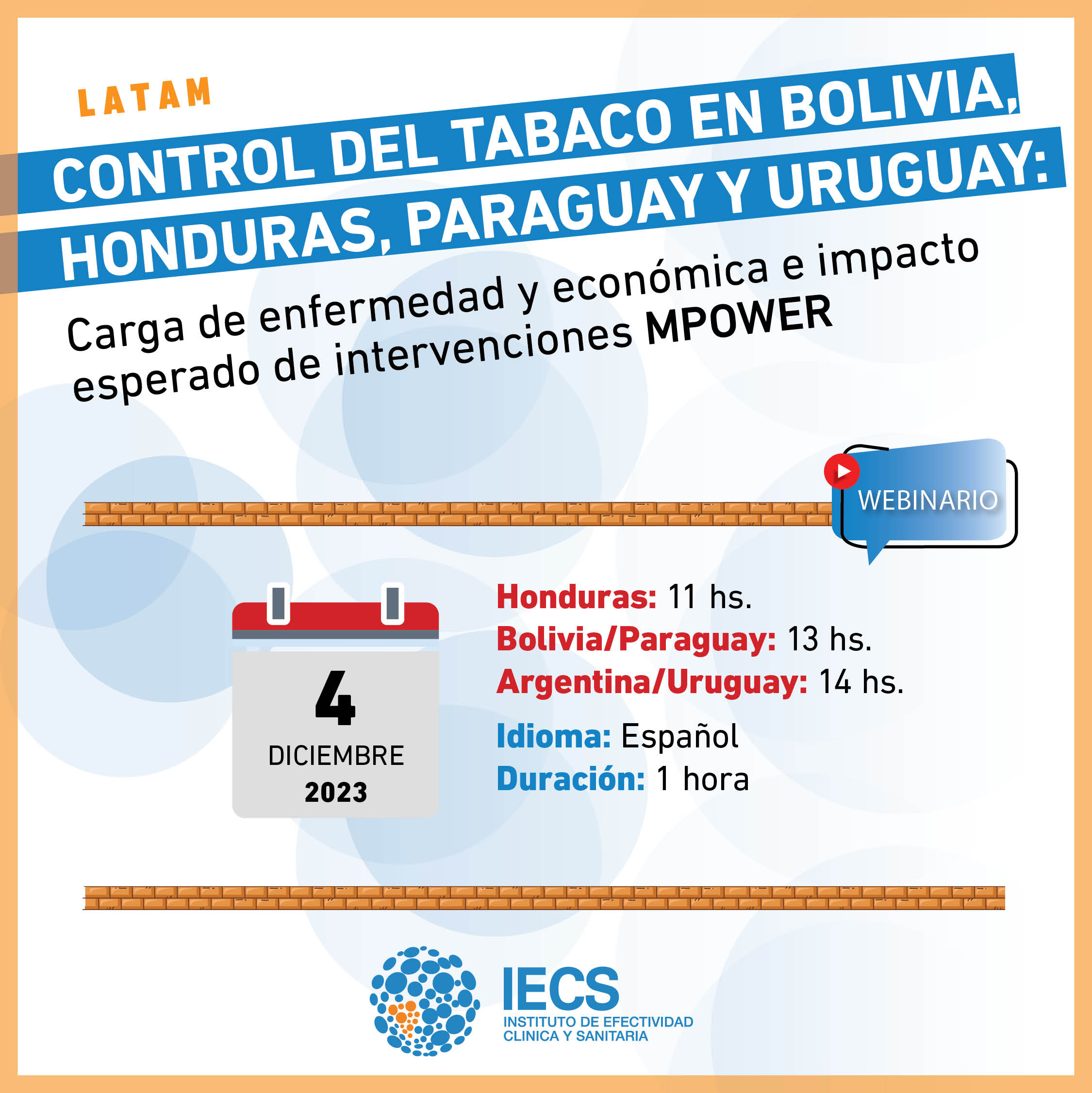 Control del tabaco en Bolivia, Honduras, Paraguay y Uruguay: Carga de ...